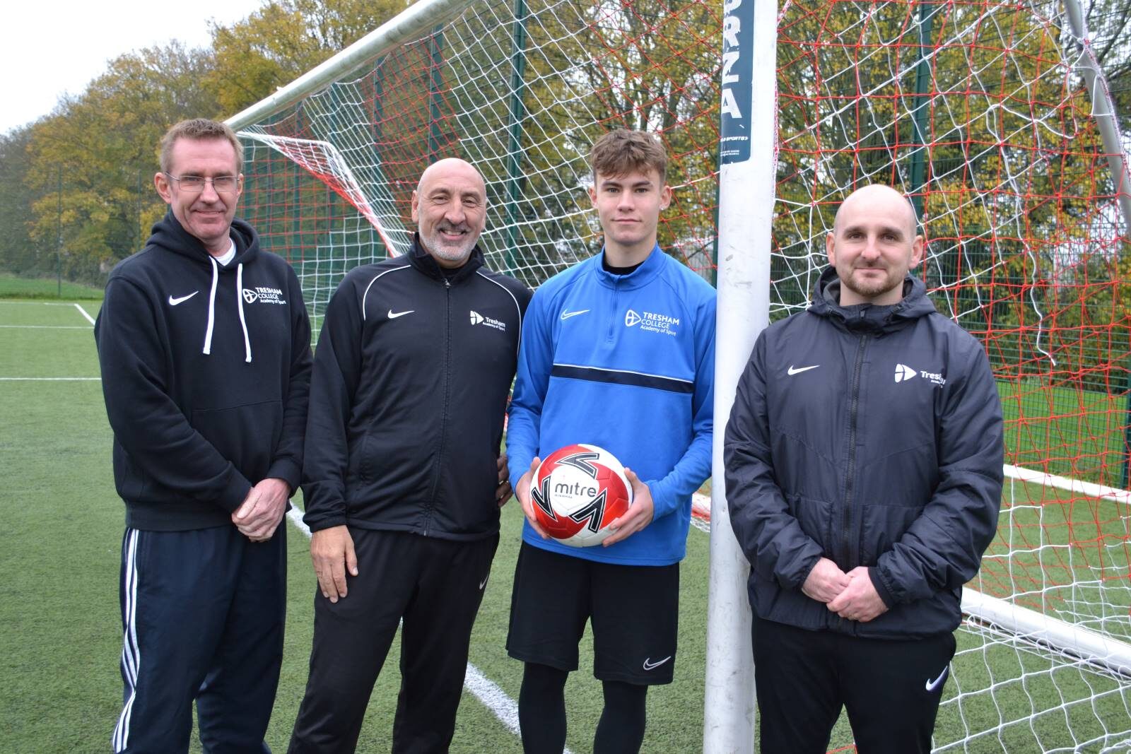 Tresham’s first football international | Bedford College